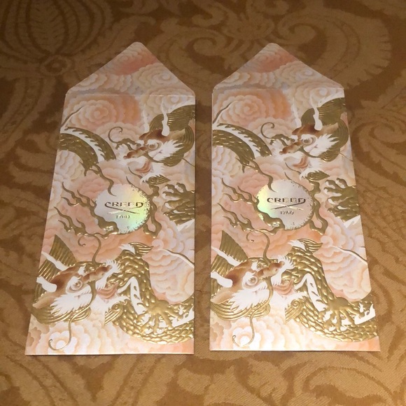 Creed | Other | Creed 2luxury Gorgeous Dragon Design Embroidered Paper ...